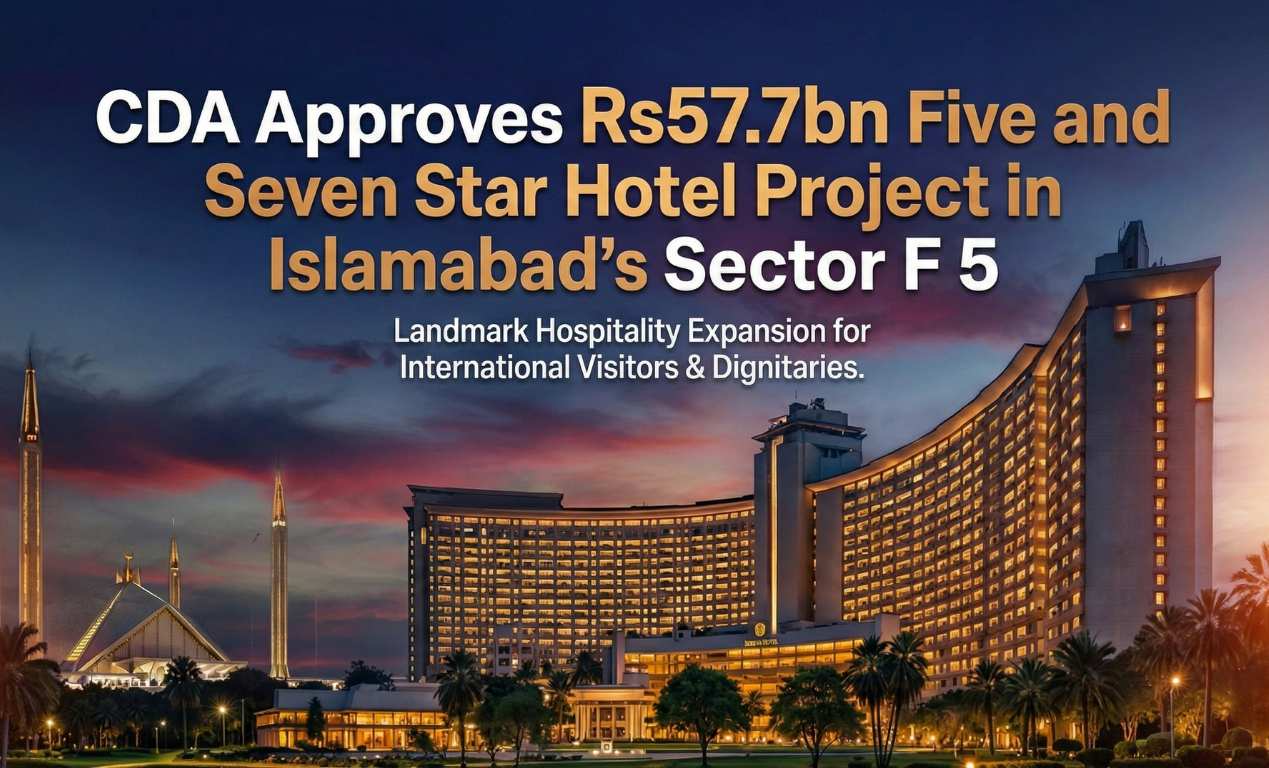 CDA Approves Rs57.7bn Five and Seven Star Hotel Project in Islamabad’s ...